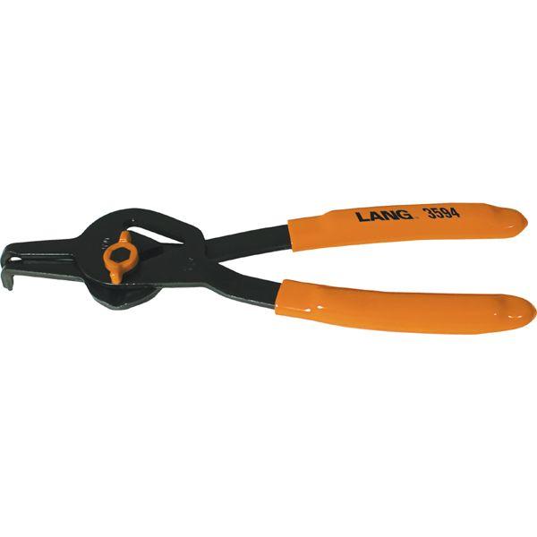【商品名】 LANGTOOLS ラングツール スナップリングプライヤー 軸穴兼用 90度アングル 全長235mm 穴リング46〜76.2mm 3594 工具 ツール DIY 作業工具 【ジャンル・特徴】 LANGTOOLS ラングツール ス...