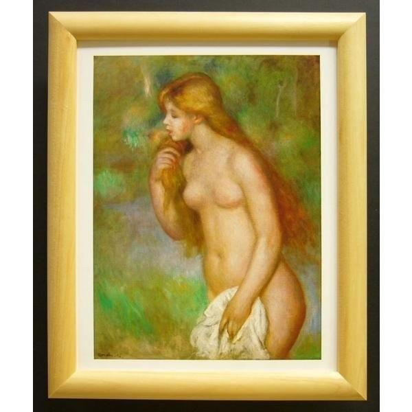 額縁外寸約268X328X15mm 八ッ切ポスター  仕様 複製画 木製額縁 ガラス 吊金具 フランス製