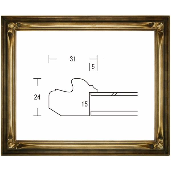 サイズ・絵寸約410X318mm用の額縁です　         額内寸約550X458mm仕様・アクリル ボード裏板 吊金具 紐 ケース色・いぶし銀 シルバー備考・別注可材質・主要木材：南洋材 商品説明・絵がより一層引き立つ「絵画の玄人」さ...