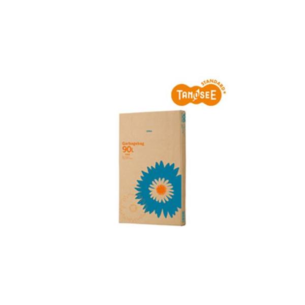 【商品名】 （まとめ）TANOSEE ゴミ袋 半透明 90L 110枚入×3箱