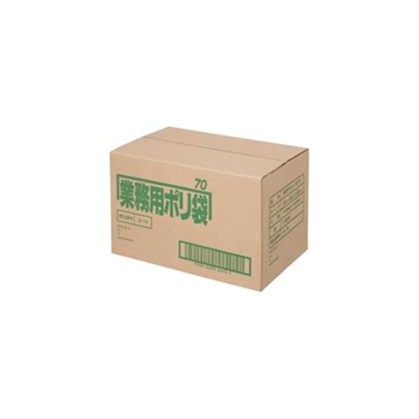 【商品名】 日本サニパック ポリゴミ袋 N-74 半透明 70L 10枚 40組 【ジャンル・特徴】 弾力性にすぐれた強いポリ袋 事務用品 業務用お得セット [ N-74-40 ]