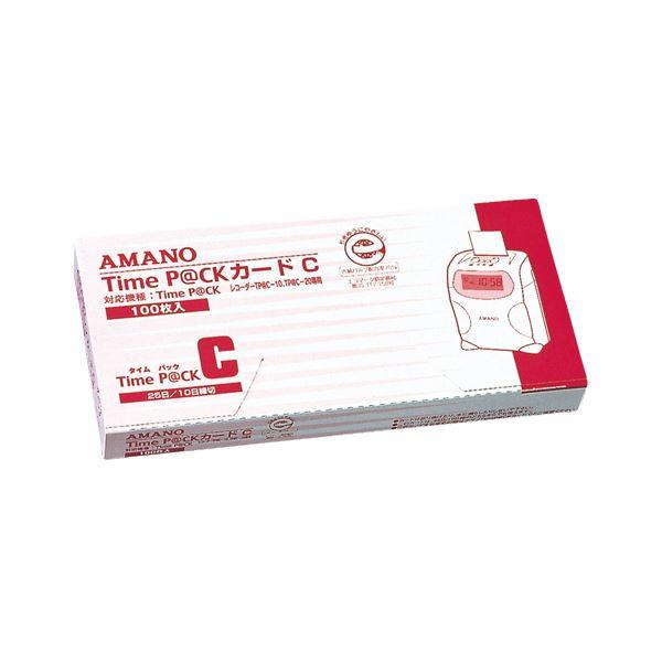 【商品名】 （まとめ） アマノ タイムカード Time P@CKカードC 1箱入 【×3セット】  [ Time P@CKカードC ]