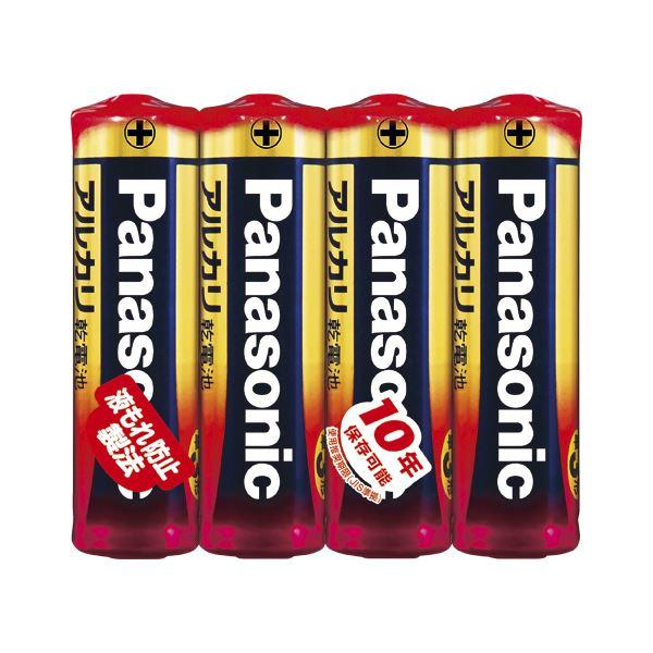 【商品名】 （まとめ） パナソニック アルカリ乾電池 パナソニックアルカリ（金） LR6XJ/4SE(4本入) 【×10セット】 【ジャンル・特徴】 使用推奨期限10年（単1、2、3、4形）だから、長期保存も安心です。 水銀ゼロ使用。 1本...