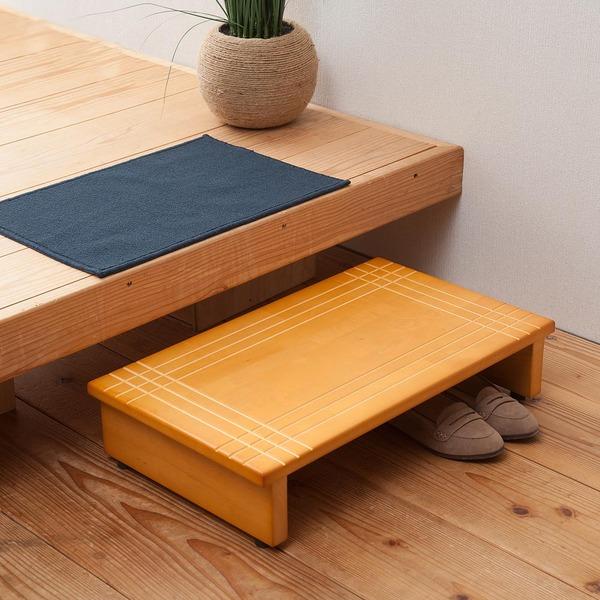 【商品名】 木製玄関踏み台(幅60cm)(ライトブラウン/茶) 木目(天然木)/ステップ/介護/玄関収納/北欧風/エントランス/アジャスター付き/完成品/NK-635 【ジャンル・特徴】 木製ステップ 玄関 踏台 ステップ 玄関収納 北欧 ...