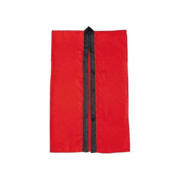 【商品名】 (まとめ)アーテック サテン製はっぴ/法被 【Lサイズ】 ロング丈 袖なし ハチマキ付き レッド(赤) 【×40セット】 【ジャンル・特徴】 半被 ハッピ 小学校 中学校 高校 運動会 体育祭 イベント 衣装