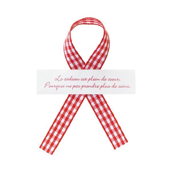 【商品名】 (まとめ) ヘッズ チェックシール シール白×チェックリボン タテ15×ヨコ60mm CHE-1S 1パック(30枚) 【×5セット】 【ジャンル・特徴】 店舗用品 ラッピング用品 [ CHE-1S ]