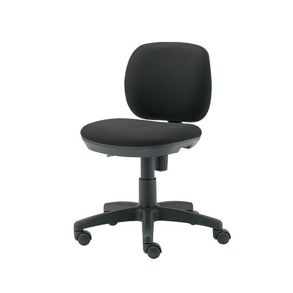 【商品名】 プラス 事務イス KC-JF60SL ブラック 布張り  [ KC-JF60SL BK         ]