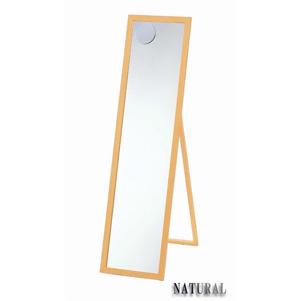 【商品名】 ウッド ウォールミラー 全身姿見鏡 〔 スタンド付き 〕 拡大鏡付き ナチュラル 日本製 【ジャンル・特徴】 ミラー 全身姿見 鏡 姿見鏡 インテリア家具 寝室家具 リビング家具 ベッドルーム 寝室 リビング ダイニング 引っ越...