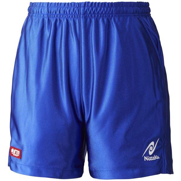 【商品名】 ニッタク（Nittaku）卓球パンツ RUMISTAR SHORTS（ルミスターショーツ）男女兼用 NW2503 ブルー L  [ NW2503 ]