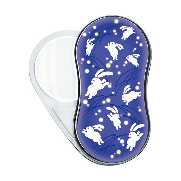 【商品名】 （まとめ） 共栄プラスチック LEDスウィングルーペ和柄 デザイン09 兎 SR-1900-09 1個 【×5セット】 【ジャンル・特徴】 日本の伝統柄がLEDルーペに登場。 [ SR-1900-09 ]