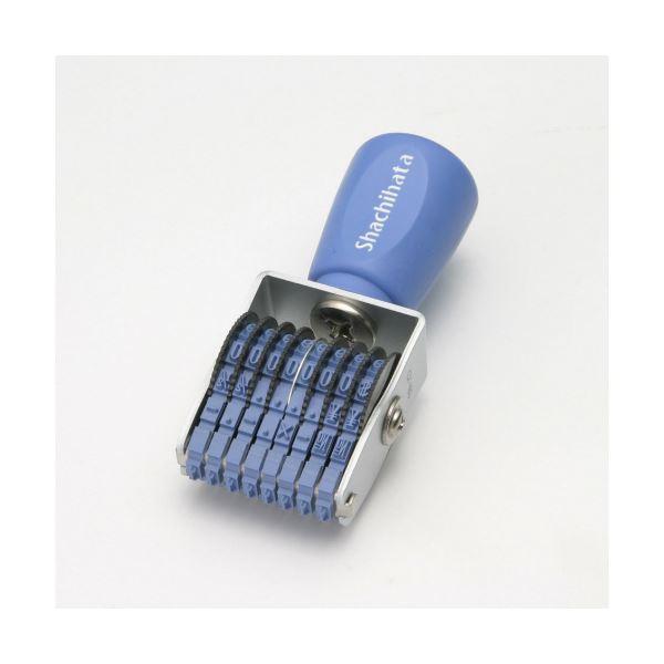 【商品名】 （まとめ） シヤチハタ 回転ゴム印 エルゴグリップ欧文8連 5号 明朝体 CF-85M 1個 【×5セット】 【ジャンル・特徴】 書体に美しく読みやすい文字を使用した回転ゴム印です。 [ CF-85M ]