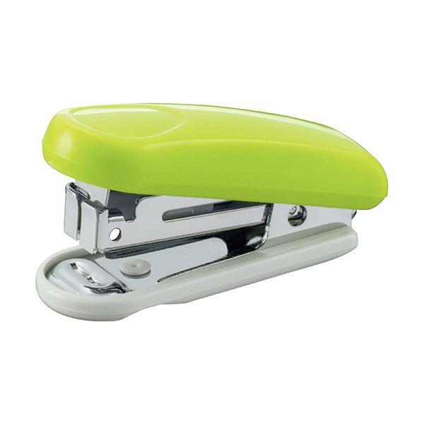 【商品名】 （まとめ） ライオン事務器 ステープラ 楽ホッチミニ15枚とじ グリーン S-15 1個 【×10セット】 【ジャンル・特徴】 コンパクトサイズのミニステープラ。 [ S-15 グリ-ン ]
