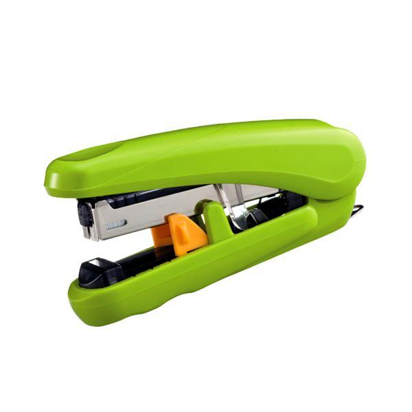 【商品名】 （まとめ） プラス フラットクリンチステープラーピタヒット 20枚とじ グリーン ST-010X 1個 【×30セット】 【ジャンル・特徴】 スタンダードなフラットクリンチホッチキス [ ST-010Xグリ-ン ]