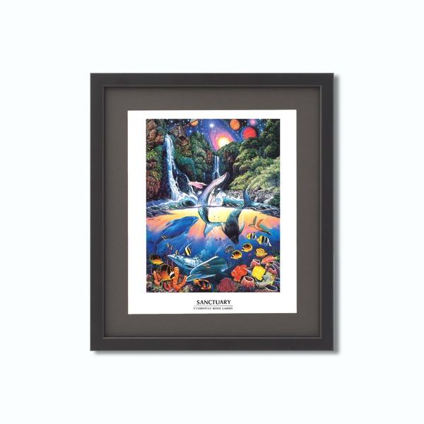 【商品名】 Christian Riese Lassen クリスチャン ラッセン ポスター額装 ミニポスター額四切 サンクチュアリ 額縁 額 フレーム 【ジャンル・特徴】 絵画額 額縁 フレーム 絵画フレーム ディスプレイ 展示 インテリア...