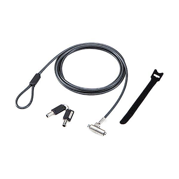 【商品名】 エレコム セキュリティワイヤーロックスタンダード シリンダー錠/NanoSaver(2.5×6)互換 ESL-702 1個 【ジャンル・特徴】 3方向に動くシリンダ錠。 [ ESL-702 ]