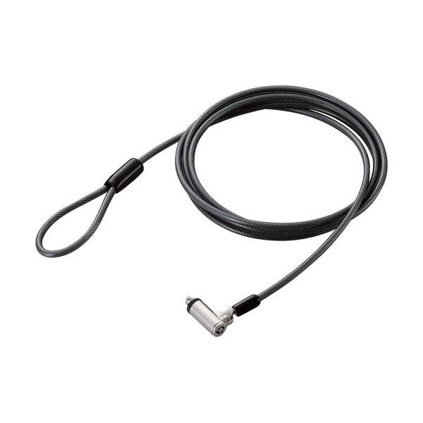 【商品名】 エレコム セキュリティワイヤーロックスタンダード シリンダー錠 ESL-7T 1本 【ジャンル・特徴】 極小型シリンダー錠で薄型ノートPC・タブレットに! [ ESL-7T ]