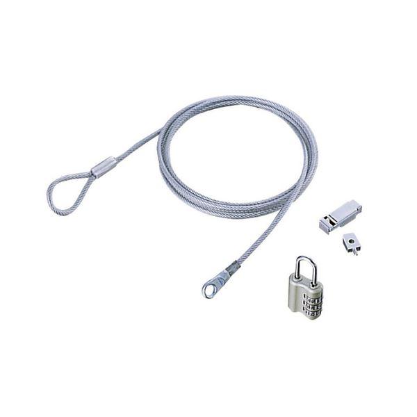 【商品名】 （まとめ）エレコムコネクタ接続セキュリティワイヤーロック ESL-12 1パック【×3セット】 【ジャンル・特徴】 コネクタ接続セキュリティロック [ ESL-12 ]