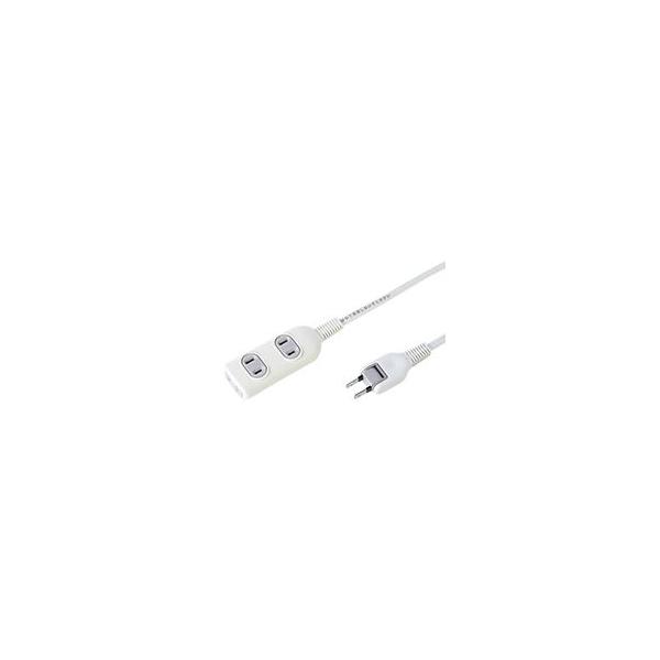 【商品名】 サンワサプライ タップ 2P・3個口5.0m TAP-3W5N 1セット(5個) 【ジャンル・特徴】 トラッキング火災予防プラグ採用。2P・3個口のタップ [ TAP-3W5N ]