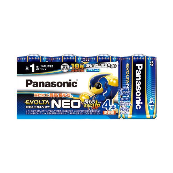 【商品名】 （まとめ） Panasonic 乾電池エボルタネオ単1形 4本入 LR20NJ／4SW【×10セット】  [ LR20NJ/4SW ]