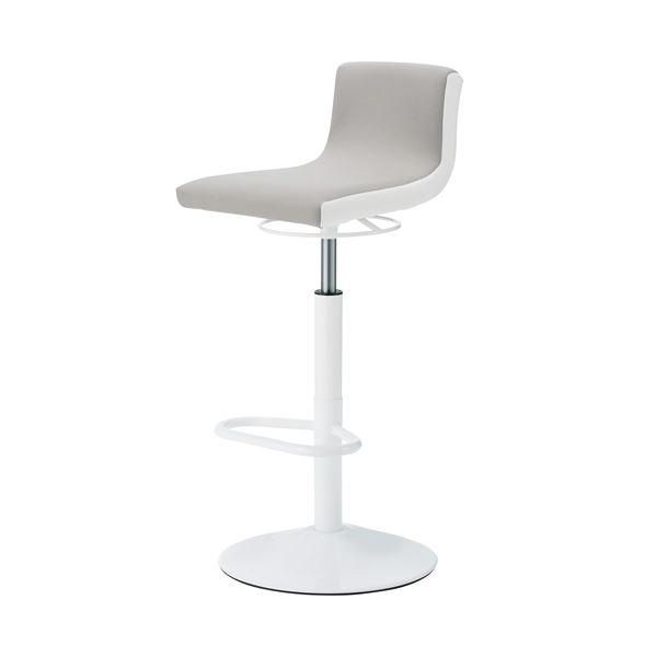 【商品名】 CMC ハイスツール HC-4F グレー 布張り