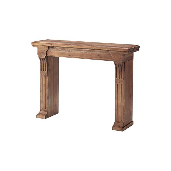 【商品名】 飾り棚 収納棚 幅100cm ブラウン 木製 マントルピース 暖炉 壁面 リビング ダイニング 店舗 インテリア家具 【ジャンル・特徴】 マントル ピース 飾り 棚 収納 ラック 暖炉 インテリア 家具 リビング ダイニング シ...