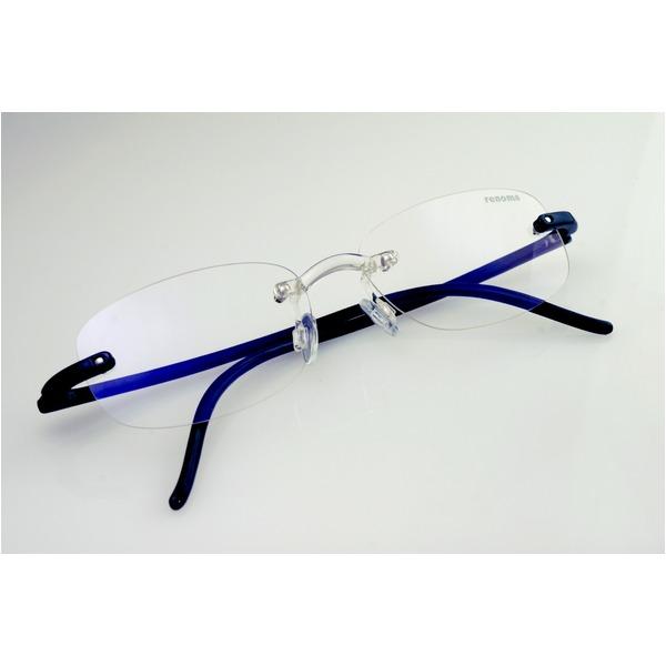 【商品名】 レノマ 透明サングラス ブルー