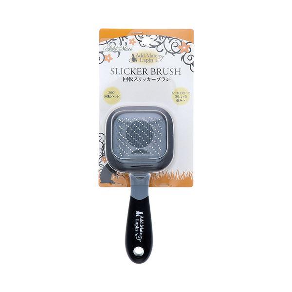 【商品名】 （まとめ）アドメイト ラビット 回転スリッカーブラシ(ペット用品)【×4セット】 【ジャンル・特徴】 もつれをとって美しい毛並みへ。