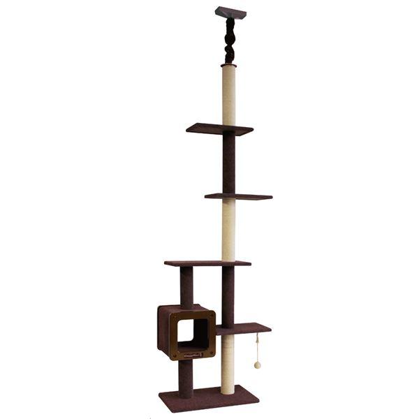 【商品名】 モダンルームスクラッチ タワーシングル （ペット用品）