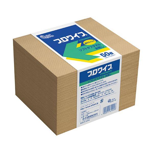 【商品名】 大王製紙 エリエール プロワイプソフトタフタオル 未晒 帯どめ50 1セット（1200枚：50枚×24パック） 【ジャンル・特徴】 工場・病院などでも使いやすい帯どめタイプ! [ Eプロタフミザ50 ]