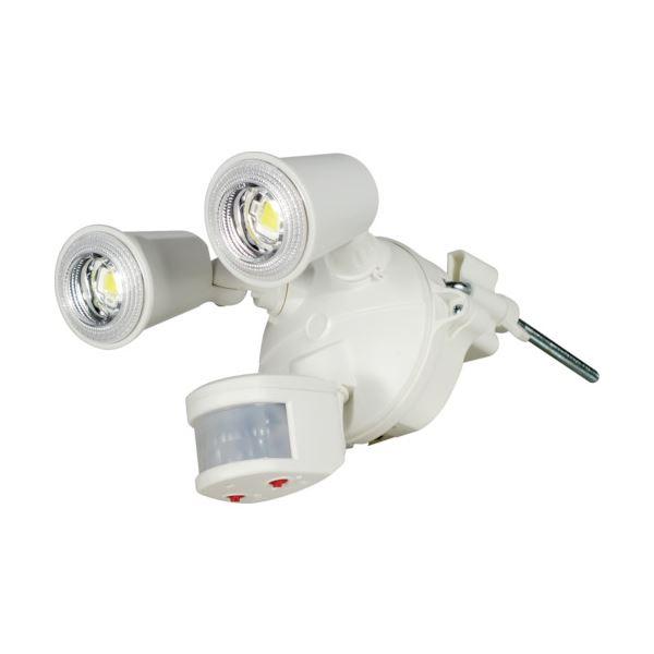 【商品名】 日動工業 LEDセンサーライトクラブアイ 20W SLS-CE20W-2P 1台 【ジャンル・特徴】 動くものに反応して5秒〜5分間点灯するセンサー付ライトです。 [ SLS-CE20W-2P ]