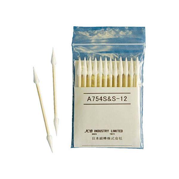 【商品名】 （まとめ）日本綿棒 工業用綿棒 A754S-S-12 1袋（12本）【×30セット】 【ジャンル・特徴】 電子基板、精密機器、電子部品などの清掃。模型製作等の修整や色付けの筆代わりとして。 [ A754S-S-12 ]