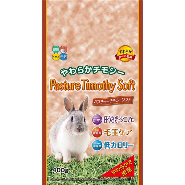 【商品名】 （まとめ） パスチャーチモシーソフト 400g 【×6セット】 （ペット用品） 【ジャンル・特徴】 やわらかさを厳選したチモシーです。硬い牧草の苦手なうさぎや仔うさぎからシニアうさぎに最適なやわらかい牧草です。