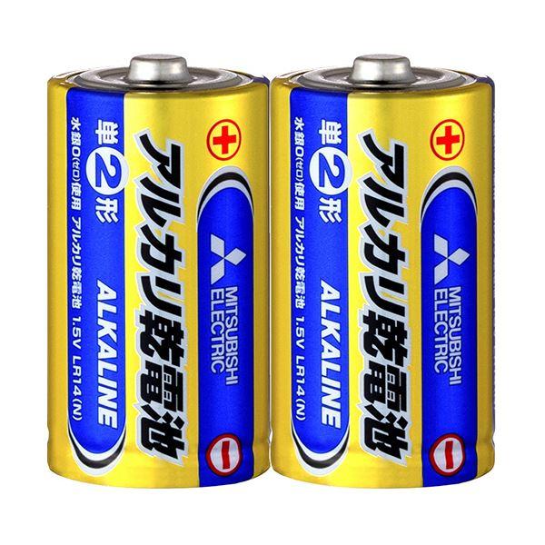 【商品名】 （まとめ）三菱電機 アルカリ乾電池 単2形 LR14N/2S 1セット（20本：2本×10パック） 【×3セット】 【ジャンル・特徴】 日本メーカーブランドのお手頃電池。 [ LR14N/2S ]