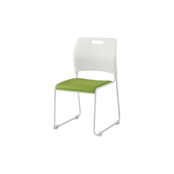 【商品名】 FRENZ 会議イス NSC-W50L GR グリーン