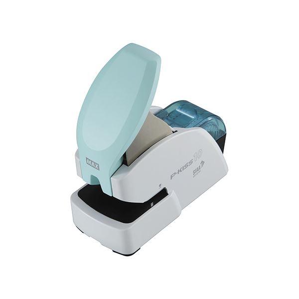 【商品名】 マックス 紙針ホッチキス P-KISS抗菌モデル 10枚綴じ PH-10DS/AB 【ジャンル・特徴】 安全重視の現場で活躍する紙針ホッチキス。ハンドルを押し下げるだけで軽く、シッカリ綴じられます。 [ PH90008 ]