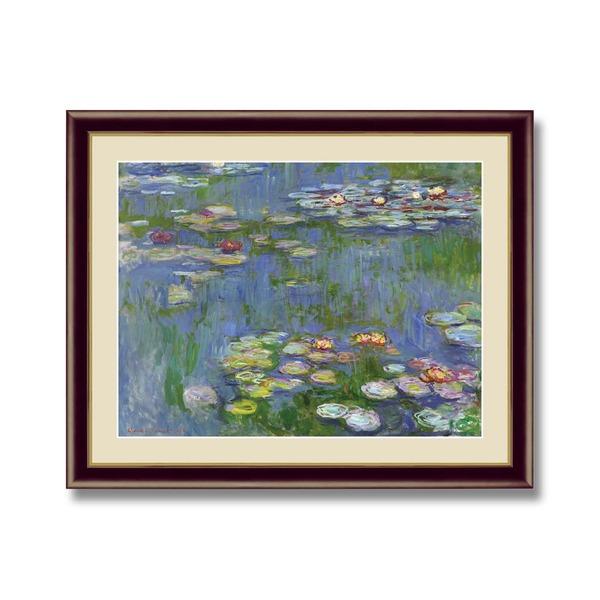【商品名】 〔 世界の名画 〕 世界的作家 モネ 「睡蓮」 絵画額 インテリア ディスプレイ 【ジャンル・特徴】 絵画額 額縁 フレーム 絵画フレーム ディスプレイ 展示 インテリア 日用雑貨 生活雑貨 敬老の日 母の日 父の日 かいががく...