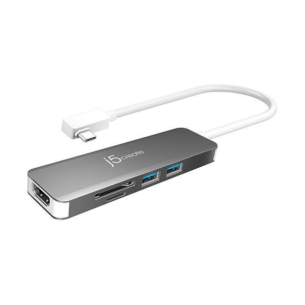 【商品名】 j5 Create USB-C 10G5in1 マルチアダプタ スペースグレー JCD372 1個 【ジャンル・特徴】 HDMIディスプレイに接続しながらUSB3.1Gen2ハブを拡張できる [ JCD372 ]