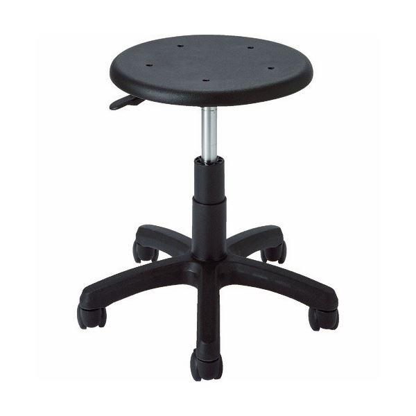 【商品名】 TRUSCO 導電チェア 背なし ブラック DCR-30BK 1脚 組立品 【ジャンル・特徴】 優れた導電性・制電性を発揮する作業チェアです。 [ DCR-30BK ]