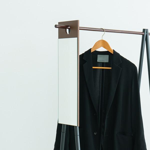 【商品名】 【4枚セット】フックミラー(60)(ダークブラウン/茶) 幅20cm×高さ60cm ウォールミラー/壁掛け/鏡/飛散防止加工/スリム/姿見/省スペース/日本製/モダン/業務用/完成品/NK-600 【ジャンル・特徴】 フックミラ...