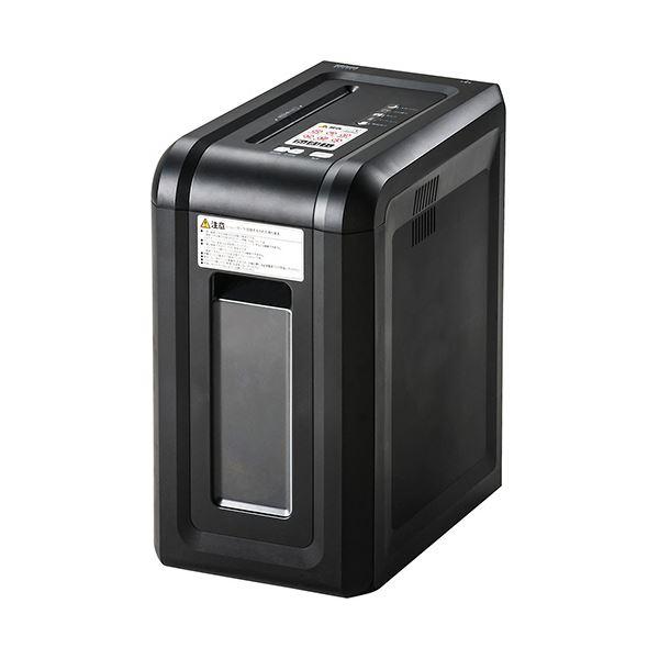 【商品名】 サンワダイレクト電動シュレッダー（静音） A4 マイクロカット・8枚同時細断・連続15分使用・高速細断・カード対応 400-PSD0351台  [ 400-PSD035 ]