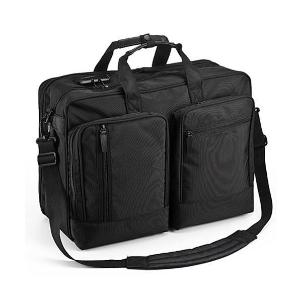 【商品名】 サンワダイレクトガーメント付きビジネスバッグ (大容量・2WAYショルダー・A3収納) 200-BAG090 1個 【ジャンル・特徴】 出張の着替えやスーツまで収納できる大型ビジネスバッグ。 [ 200-BAG090 ]