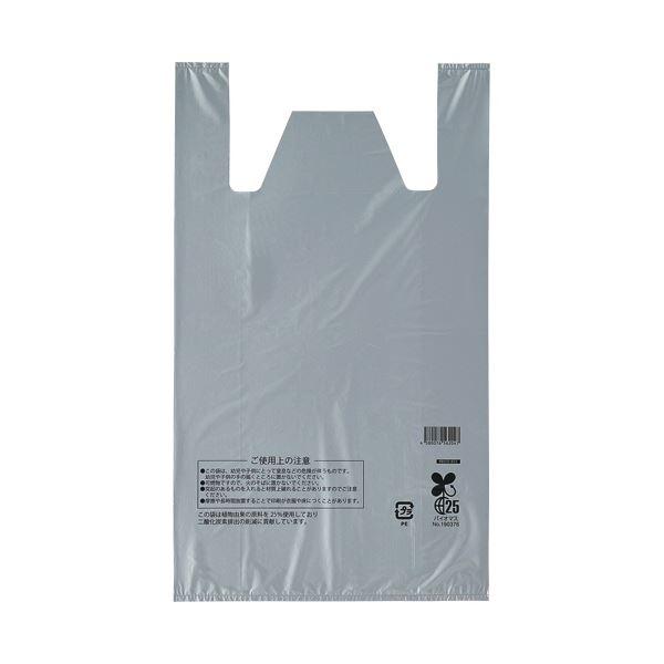 【商品名】 スマートサプライ レジ袋(シルバー)60号 RB60S-B25 1セット(1000枚:100枚×10パック) 【ジャンル・特徴】 透けにくいシルバーレジ袋。 [ RB60S-B25 ]