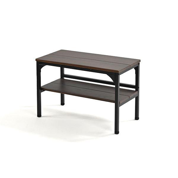 【商品名】 玄関ベンチ 幅約60cm 棚付き ダークブラウン スチール アジャスター付き 棚付き 収納家具 インテリア家具 玄関収納 組立品 【ジャンル・特徴】 玄関 ベンチ 椅子 インテリア家具 玄関収納 収納家具 玄関インテリア 玄関 ...