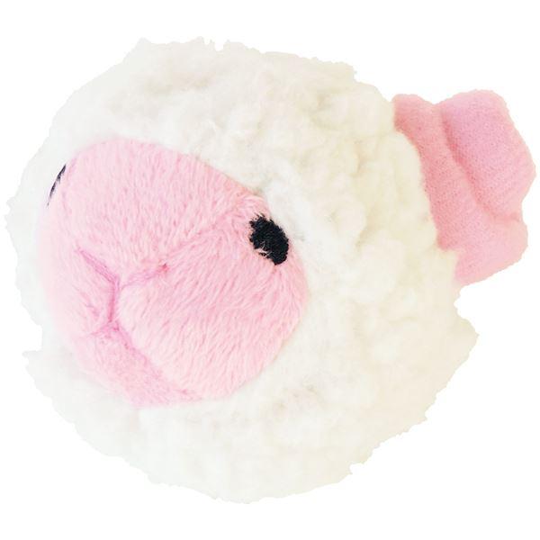 【商品名】 （まとめ）まんまるズーズー ヒツジ【×5セット】 (犬用玩具) 【ジャンル・特徴】 ふわふわしたどうぶつの小型犬向きユニークおもちゃ。