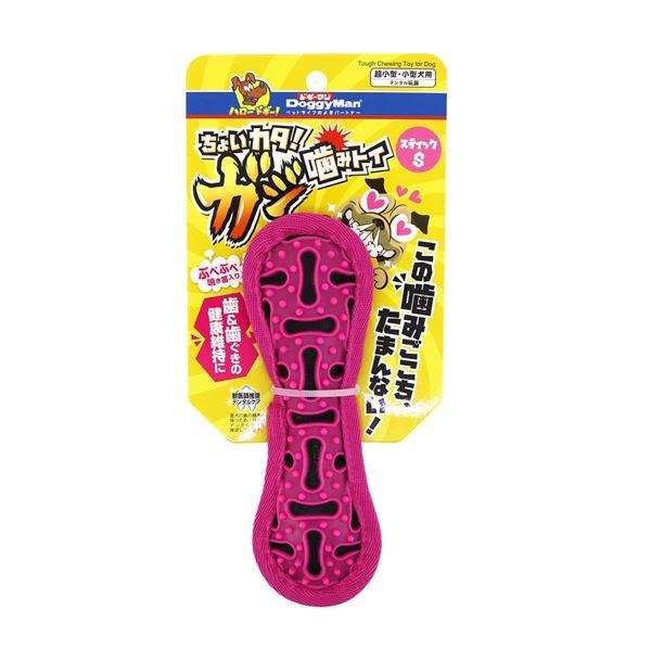 【商品名】 （まとめ）ちょいカタ！ガジ噛みトイ スティック S【×5セット】 (犬用玩具) 【ジャンル・特徴】 ガジガジ噛んで、歯と歯ぐきの健康＆アゴの筋力を維持！