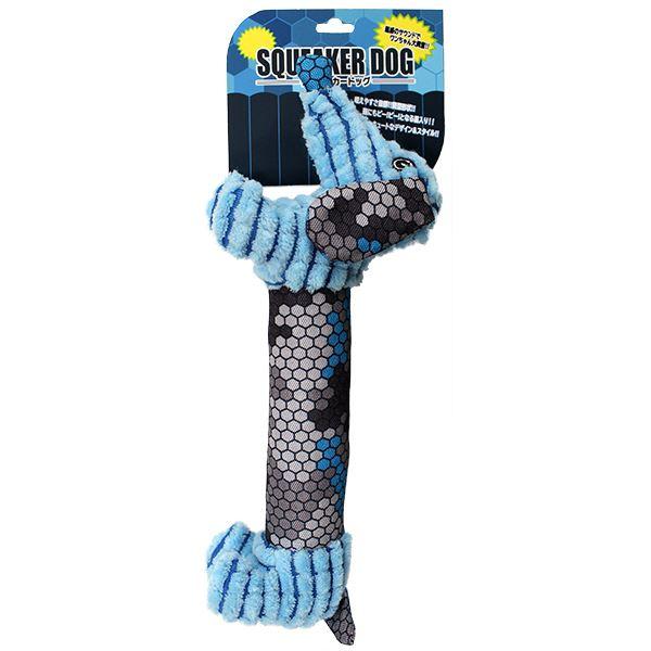 【商品名】 （まとめ）スクイーカードックS ブルー【×5セット】 (犬用玩具) 【ジャンル・特徴】 魅惑のサウンドでワンちゃん大興奮！ [ SQ-02 ]