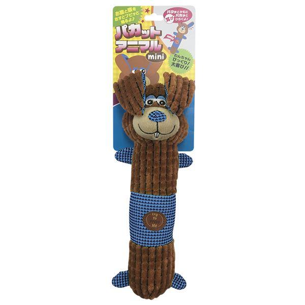【商品名】 （まとめ）パカットアニマル ミニ ウサギ【×3セット】 (犬用玩具) 【ジャンル・特徴】 お腹を押すとパカッとお耳が開きます！ [ PK-13 ]