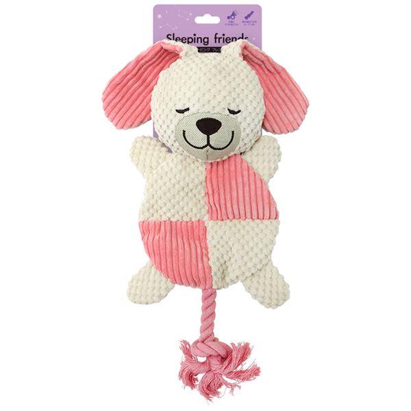 【商品名】 （まとめ）スリーピングフレンズ うさぎ【×3セット】 (犬用玩具) 【ジャンル・特徴】 体に4つの笛が入ったかわいいぬいぐるみ！ [ SF-01 ]