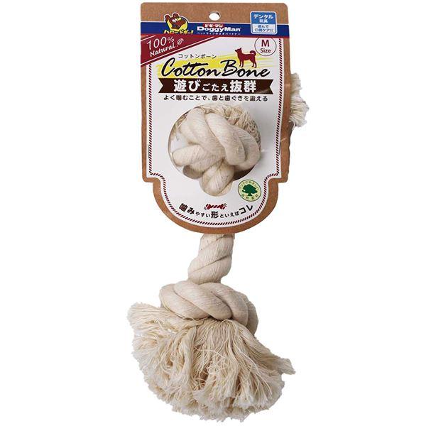 【商品名】 （まとめ）DoggyMan  コットンボーン M 犬用玩具 【×5セット】 【ジャンル・特徴】 しっかり噛める、コットン100％！