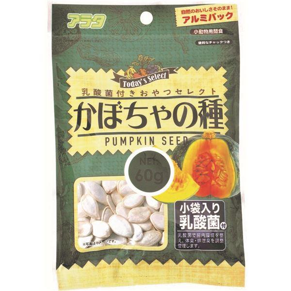 【商品名】 （まとめ）乳酸菌付きおやつセレクト かぼちゃの種 60g ハムスターフード 【×10セット】 【ジャンル・特徴】 自然の美味しさそのまま